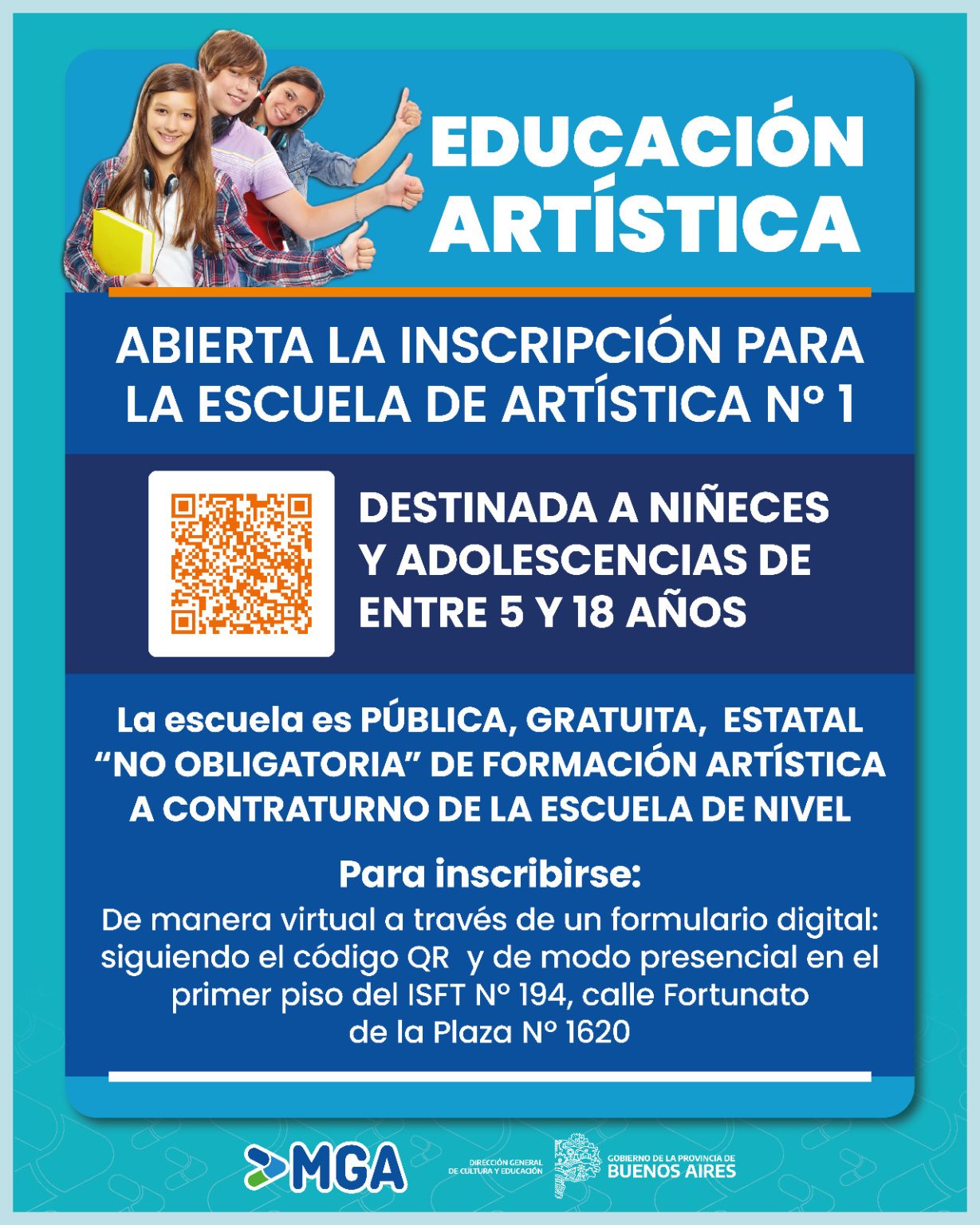 Escuelas de Educación Artística: Abierta la Inscripción - Municipio ...